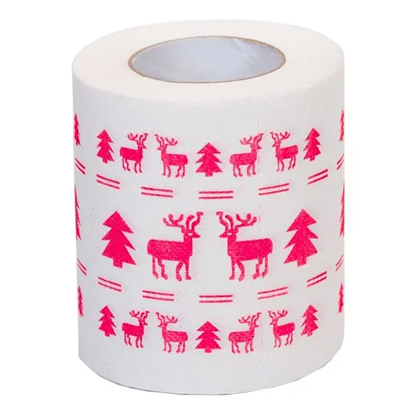 Toalettpapper med Julmotiv - Halloweenbutiken
